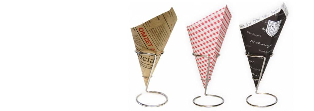 21 chip paper cone designs available from stock | PaperChipCones.Co.Uk